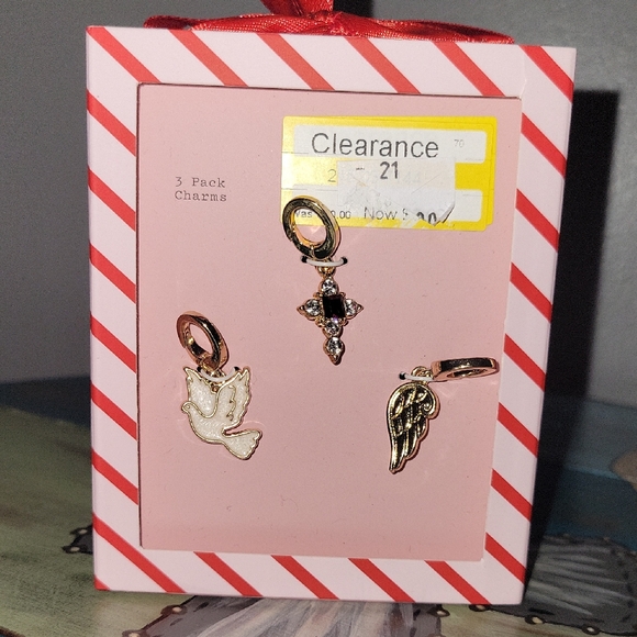 a new day | Jewelry | Elegant Gold And Silver Charm Trio | Poshmark